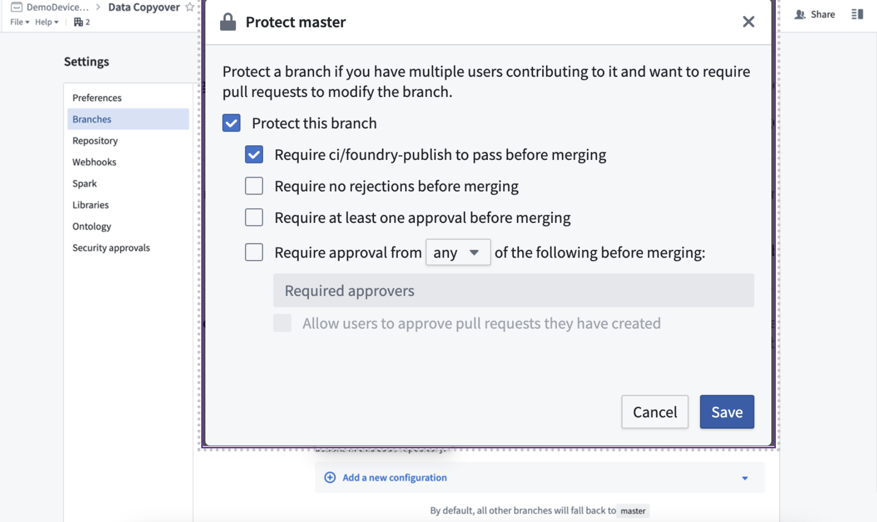 Register a dataset | Athinia Documentation